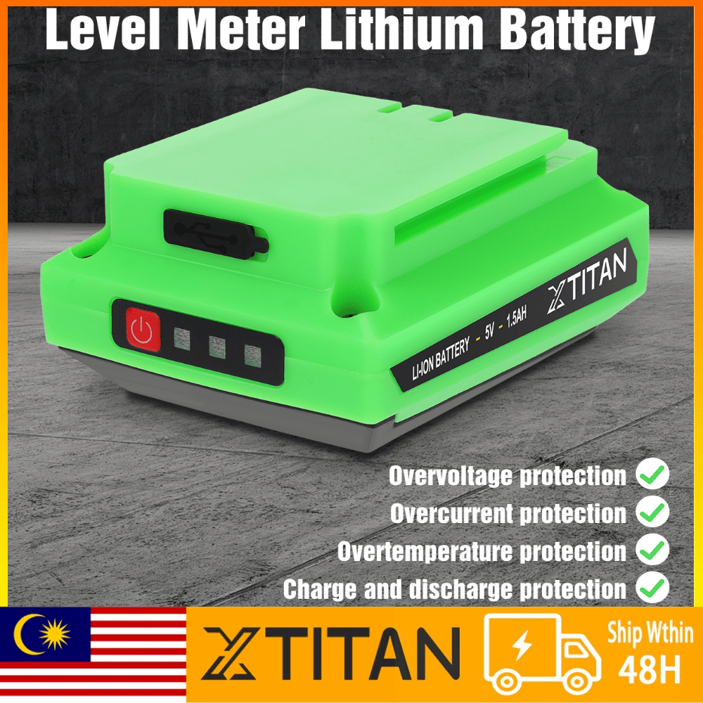 【Stock in KL】XTITAN RECHARGEABLE LI-ION BATTERY FOR LASER LEVEL BATERI ...