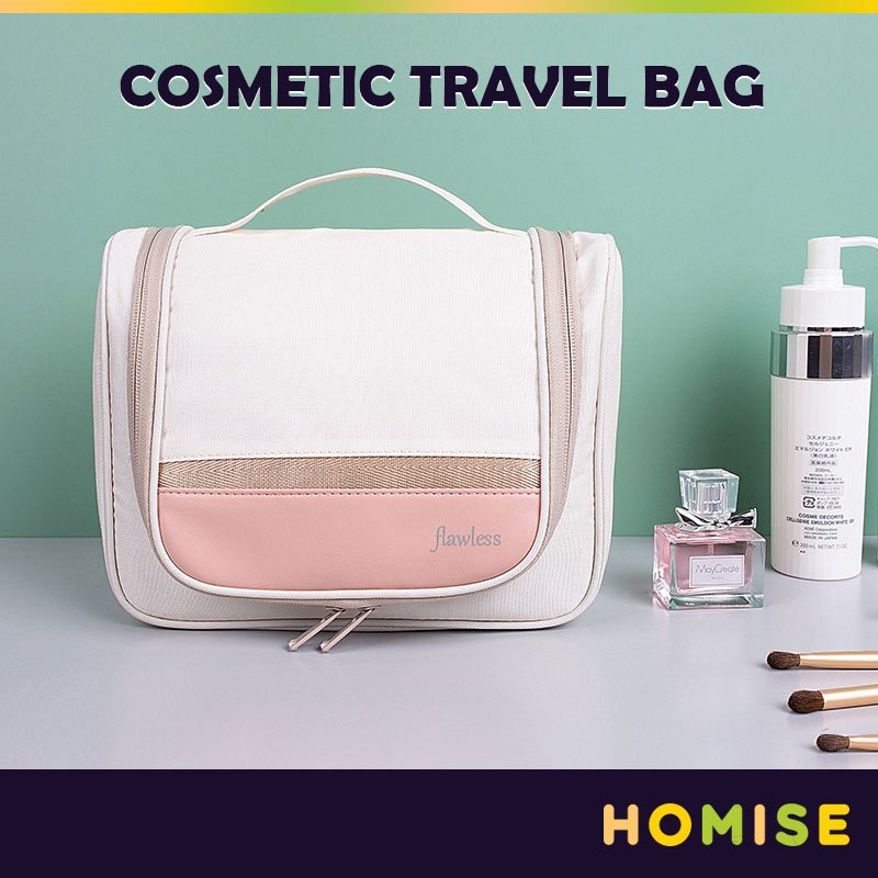 Waterproof Travel Cosmetic Toiletries Hook Bag Multi-Compartment ...
