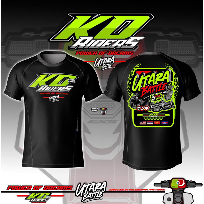 SPECIAL EDITION 🔥 TSHIRT KD RIDER ! KEDAH RIDERS 🔥 | Shopee Malaysia
