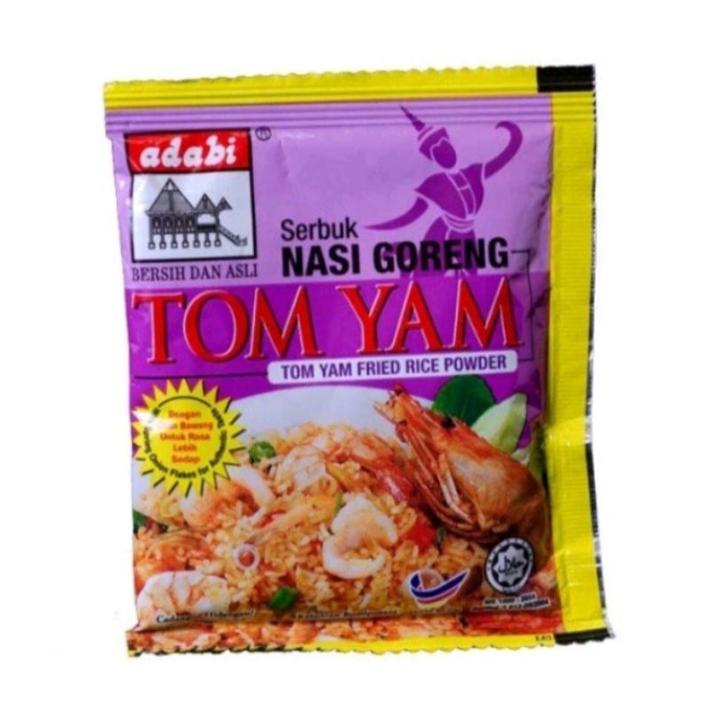 ADABI Serbuk Nasi Goreng TOM YAM 17g | Shopee Malaysia