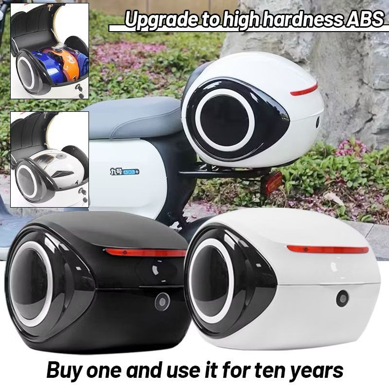 MOTORCYCLE UNIVERSAL TOP BOX ALIEN ALUMINIUM Box Siput Waterproof 35L ...