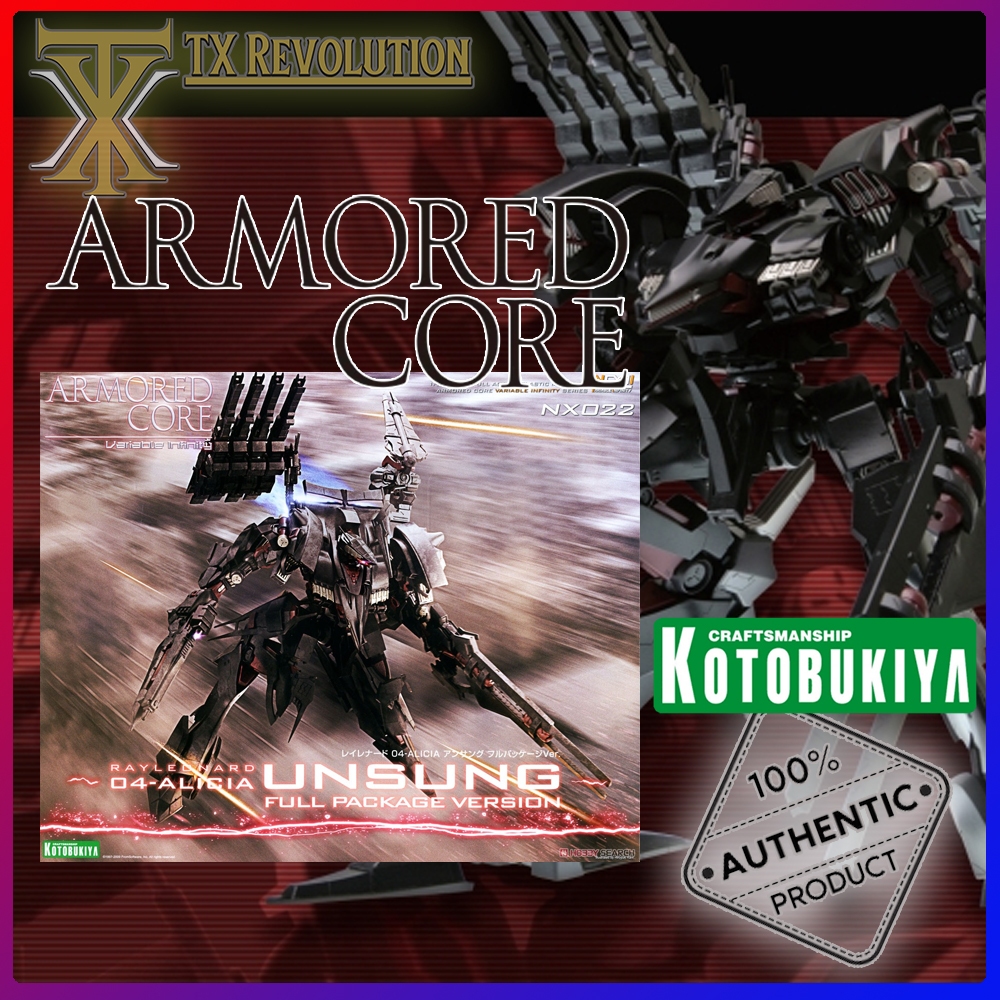 KOTOBUKIYA RAYLEONARD 04-ALICIA UNSUNG FULL PACKAGE VERSION ARMORED CORE VI089 | Shopee Malaysia