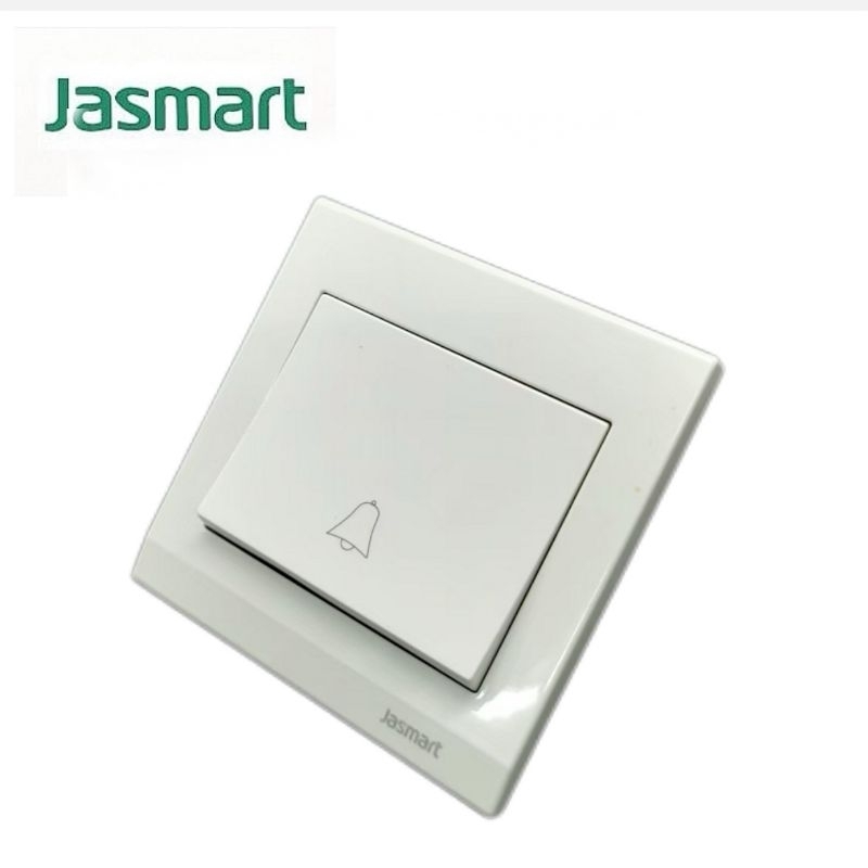 100% Original JASMART 10A 1 Gang Bell Press switch with bell mark (S ...