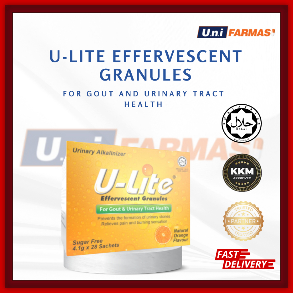 WINWA U-LITE EFFERVESCENT GRANULES 28 SACHETS [FOR GOUT/URINARY TRACT ...