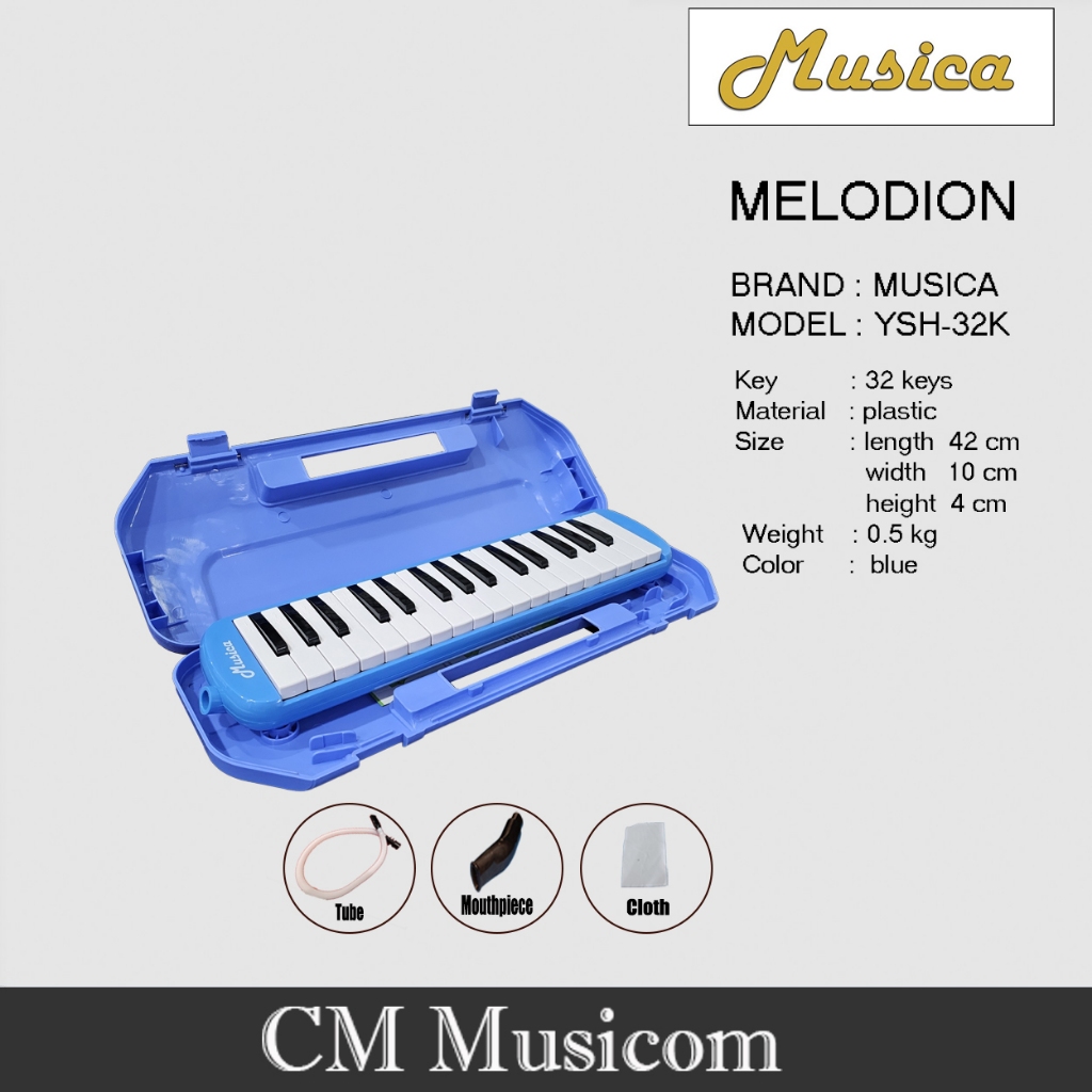 Melodian /Melodion / Pianica 32 Keys with Plastic Case (Musica) YSH-32K ...
