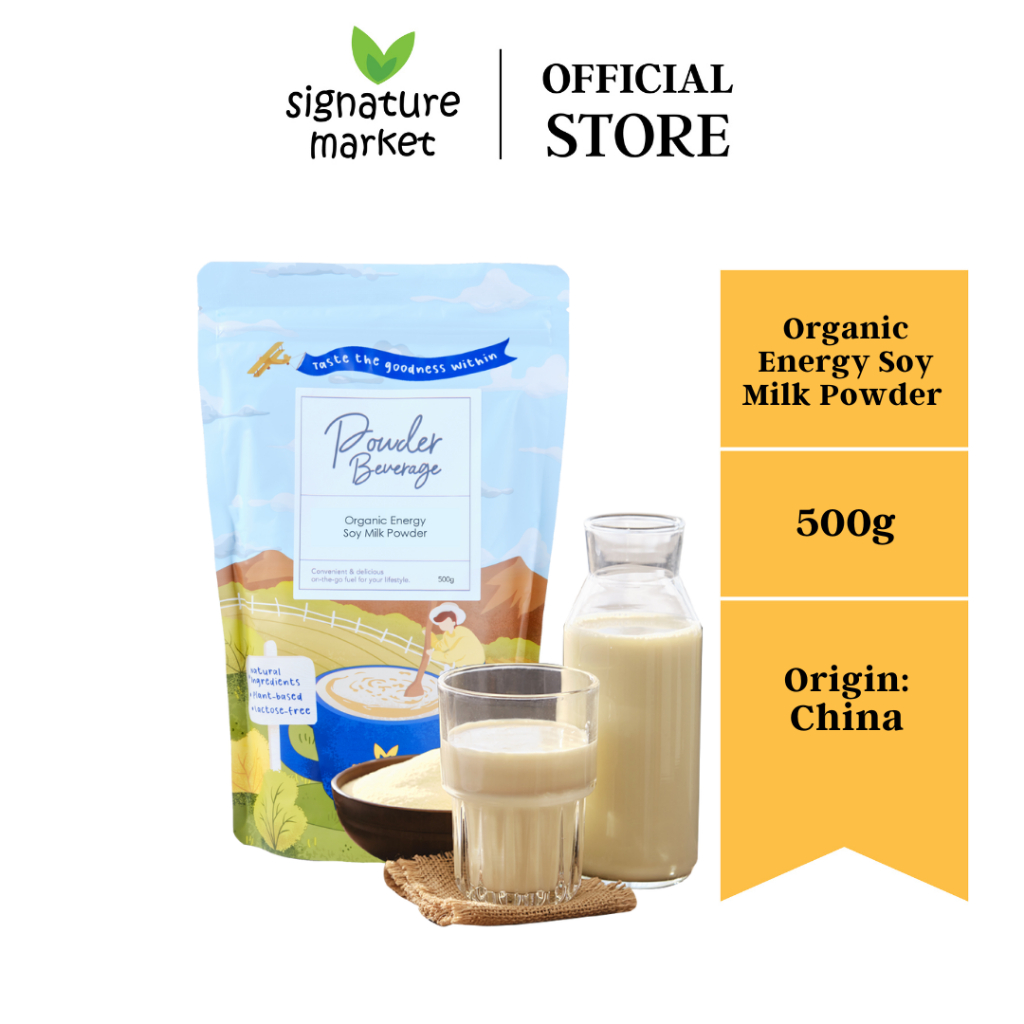 Signature Market Organic Energy Soy Milk Powder (500g) | Shopee Malaysia