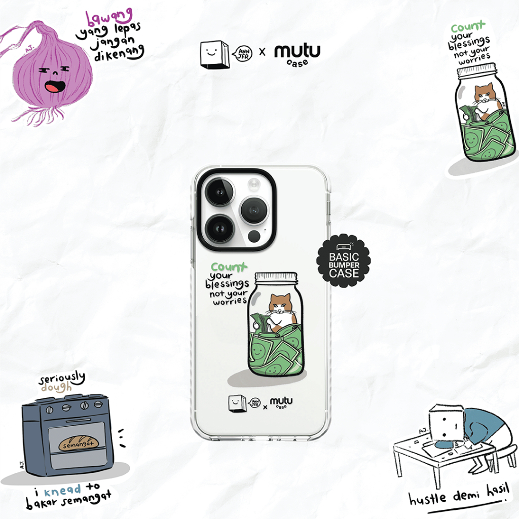 Count Blessings - Ann Jaafar x Mutu Case Vol.2 (Powered by Basic Bumper) Compatible with ...