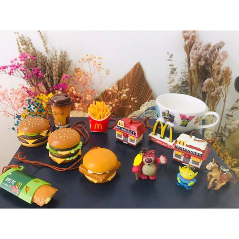burger keychain mcdonalds toy story | Shopee Malaysia