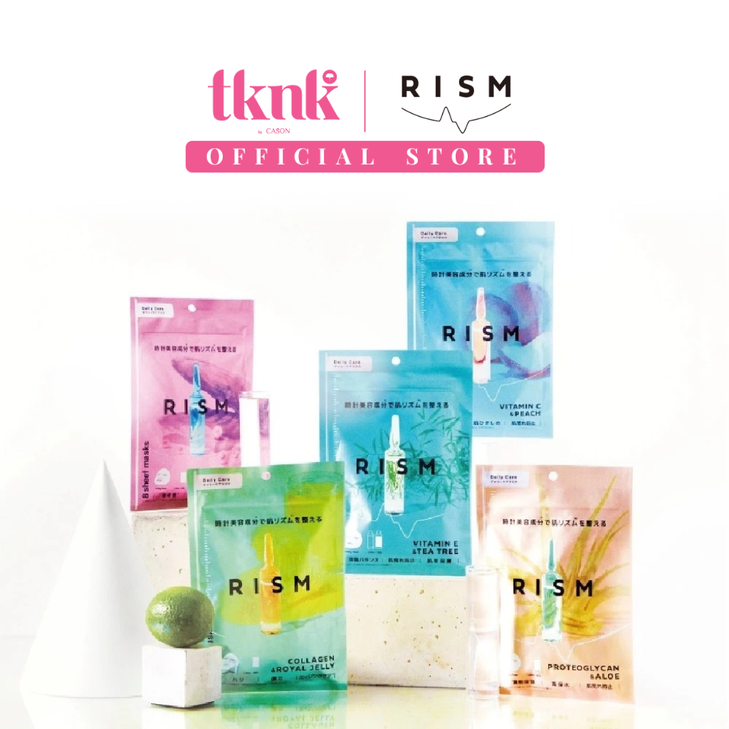RISM Daily Care Mask - 8 Sheets (128ml) [5 Types to Choose] *Product ...