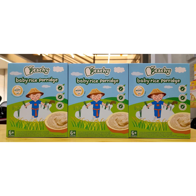 𝙋𝙀𝘼𝘾𝙃𝙔 𝙗𝙖𝙗𝙮 𝙧𝙞𝙘𝙚 𝙥𝙤𝙧𝙧𝙞𝙙𝙜𝙚 | Shopee Malaysia