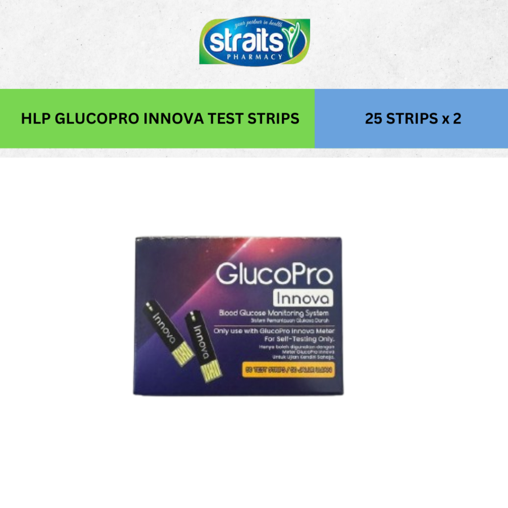 HLP GLUCOPRO INNOVA TEST STRIPS 25'S x 2 | Shopee Malaysia
