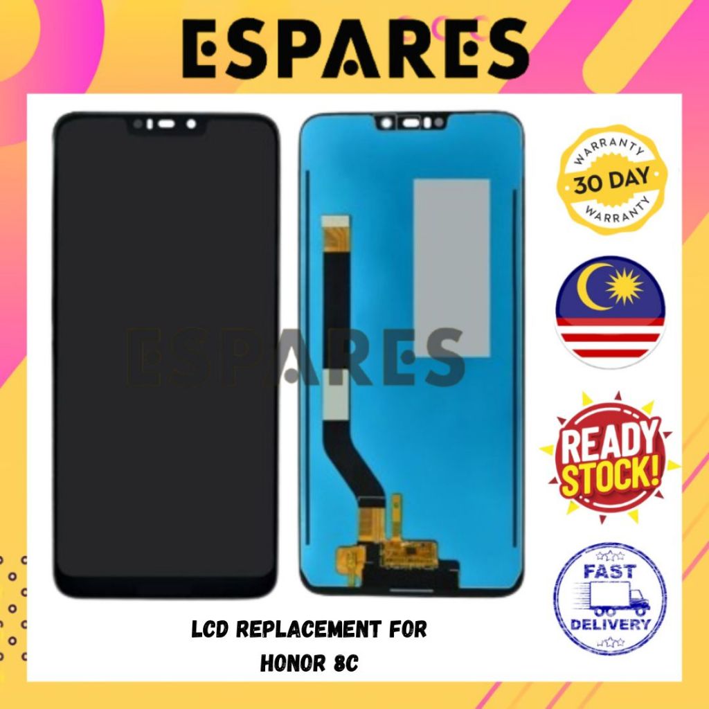 [ESPARES] HW HONOR 8C COMPATIBLE LCD DISPLAY TOUCH SCREEN DIGITIZER ...
