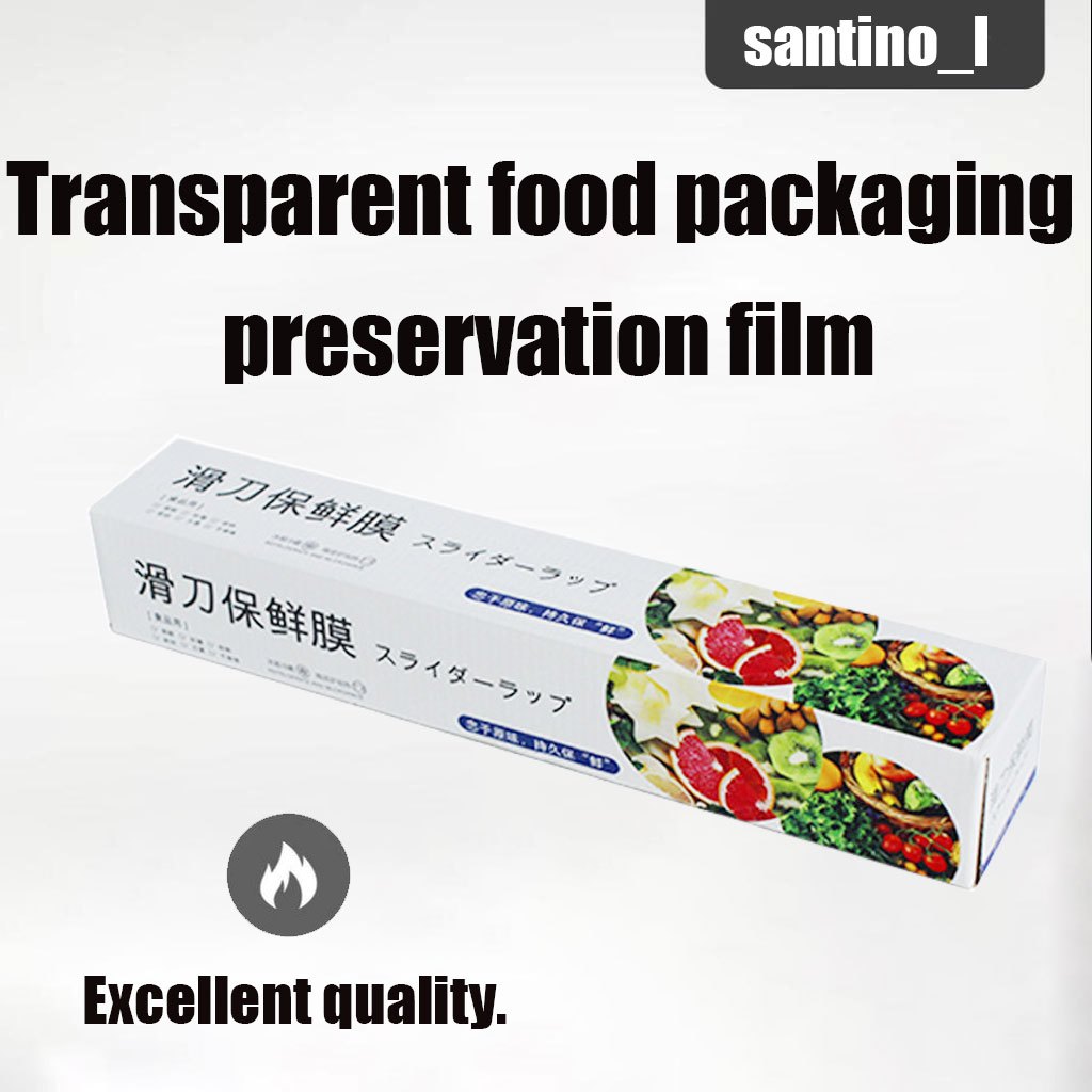 Food Wrapping Transparent Cling Wrap Cutting Box Food Wrapper Catering ...