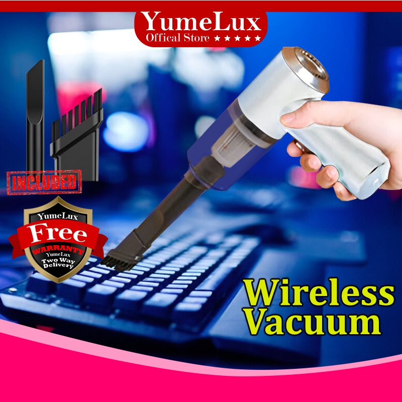 YumeLux Portable Mini Vacuum Cleaner Wireless 9000PA Car Home Pembersih ...