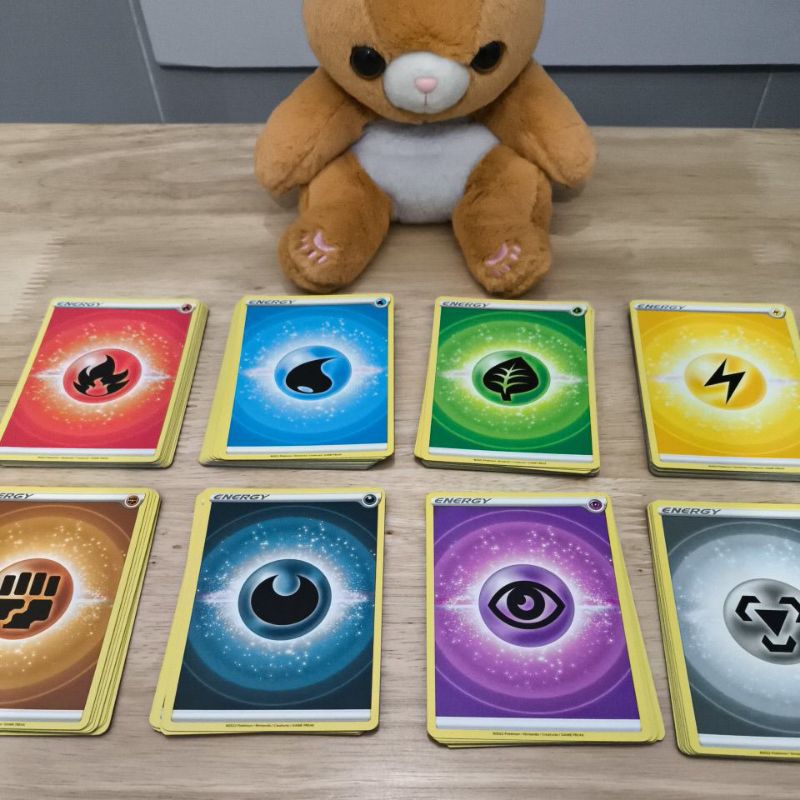 [ORI] Basic Energy Card Yellow 2022 Pokemon Energy Card | Shopee Malaysia