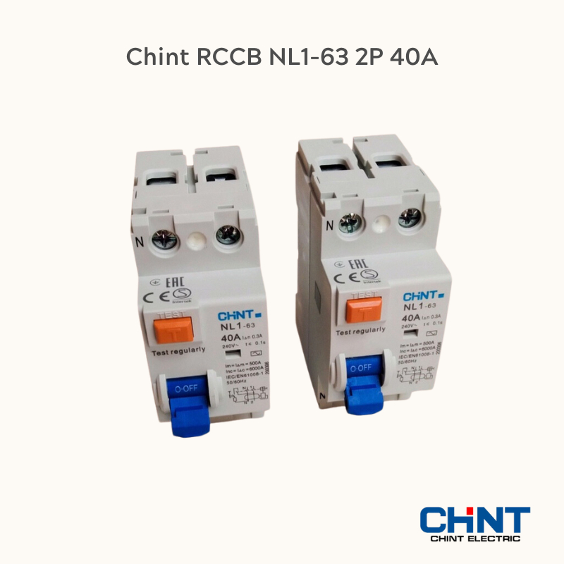 Chint RCCB NL1-63 2P/4P 40A 63A | Shopee Malaysia