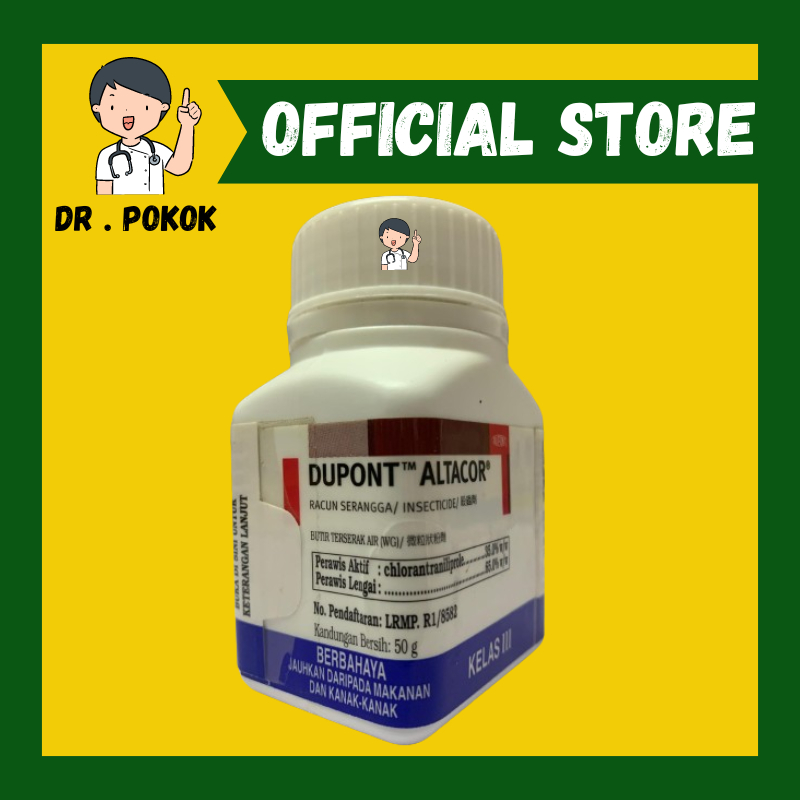 [ORIGINAL] 50G ALTACOR FMC Dupont RACUN SERANGGA UNTUK TANAMAN CILI ...