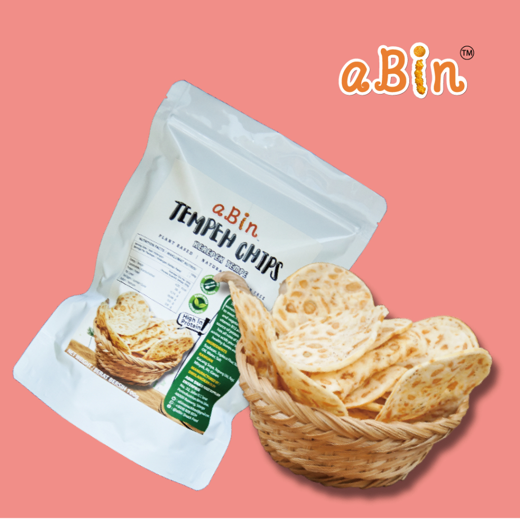 卡哩 天贝 海盐味 Crispy Tempeh Seasalt HALAL Snack Food Abin Tempeh Chips ...