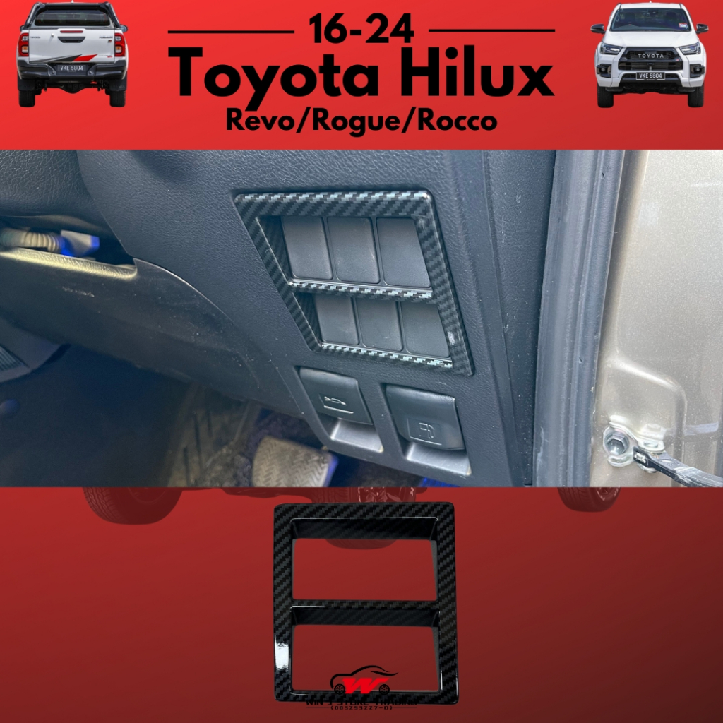 Toyota HILUX ROGUE REVO ROCCO 2016-2024 Carbon Trim Multi Function ...