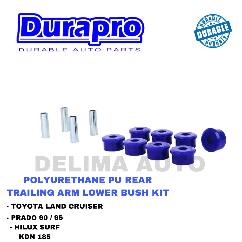 Toyota LAND CRUISER PRADO 90 / 95 rear Trailing lower Arm BUSH KIT ...