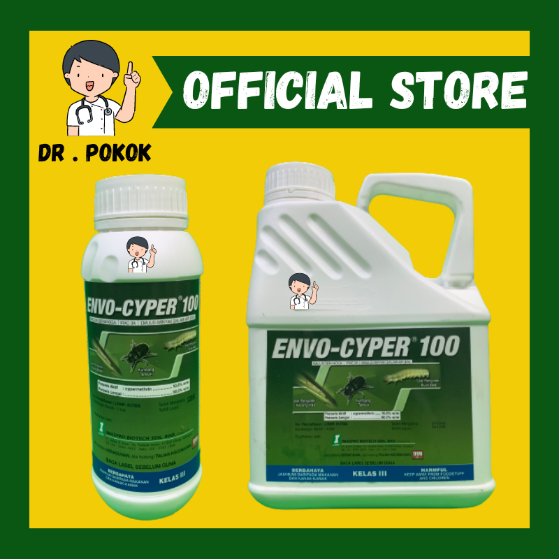 [ORIGINAL] 1L 4L Envo Cyper 100 Cypermethrin 10% IMASPRO Racun Kumbang / Pest Control / Racun ...