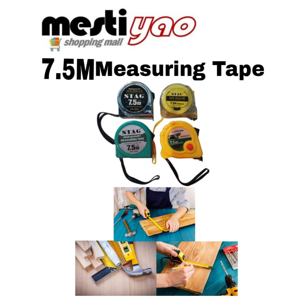 (3.5M 5M 7.5M 10M) Measuring Tape/Retractable Tape/Measuring Tool/Tali ...