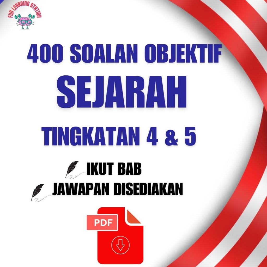 400 SOALAN OBJEKTIF SEJARAH SPM TINGKATAN 4 & 5 LATIHAN TOPIKAL KSSM | Shopee Malaysia