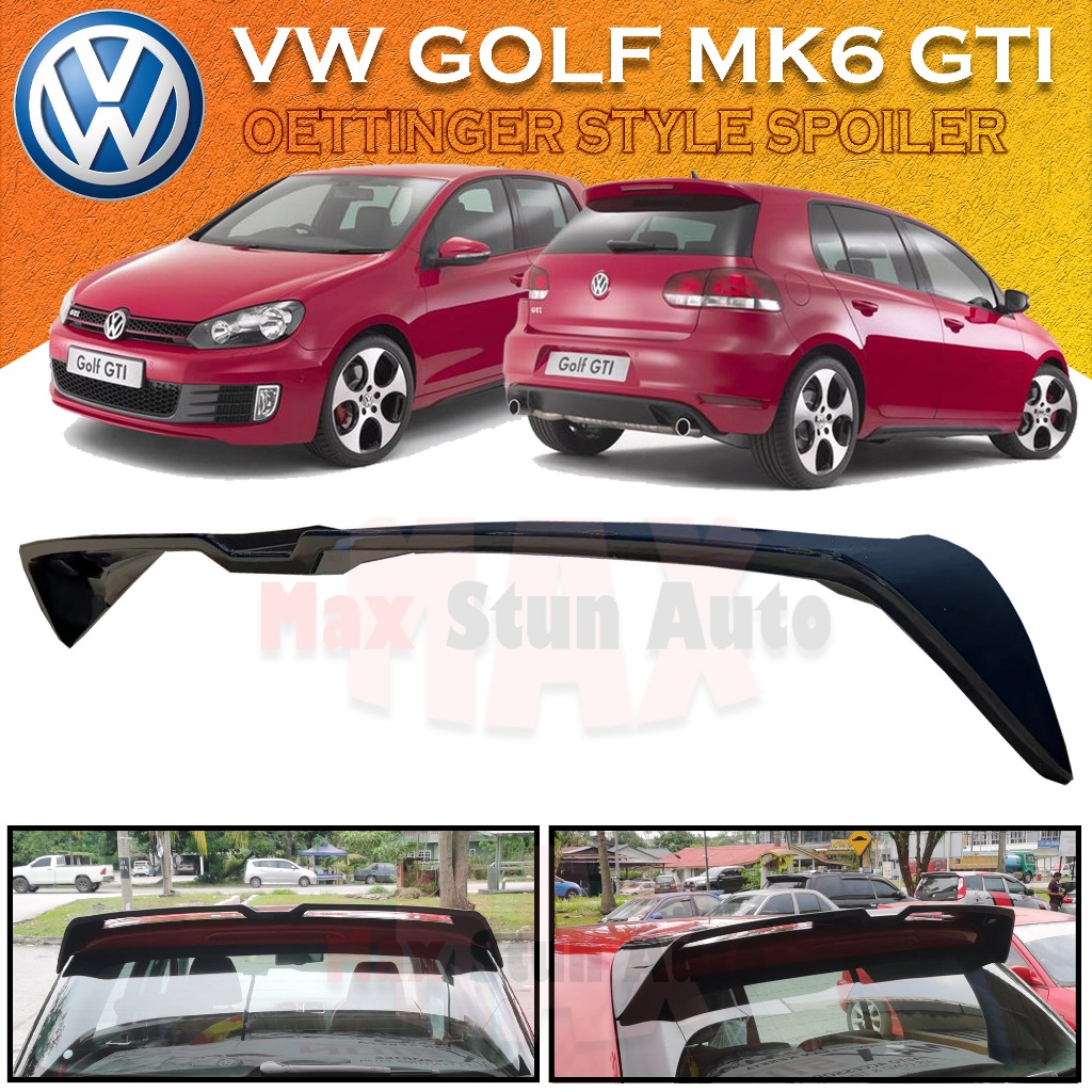 VOLKSWAGEN GOLF MK6 GTI OETTINGER SPOILER REAR TRUNK SPOILER VW GOLF ...
