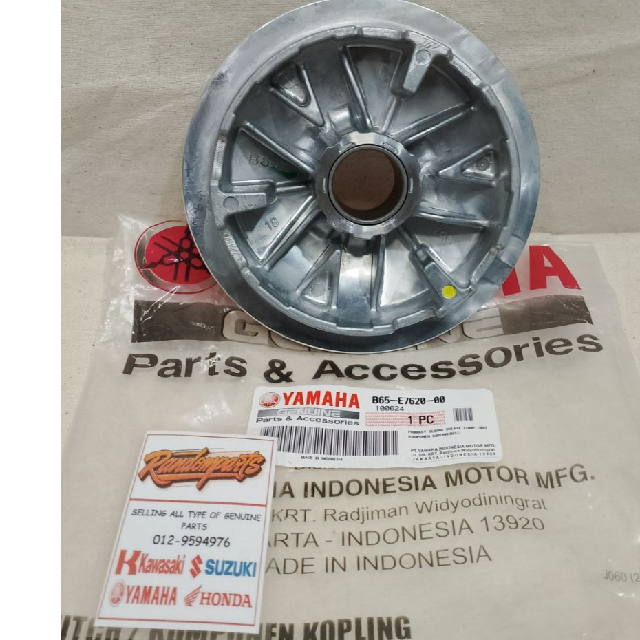 B65-E7620-00//VX155 AEROX NVX PRIMARY SLIDING SHEAVE FRONT PULLY CVT WEIGHT HOUSING (ORIGINAL100 ...