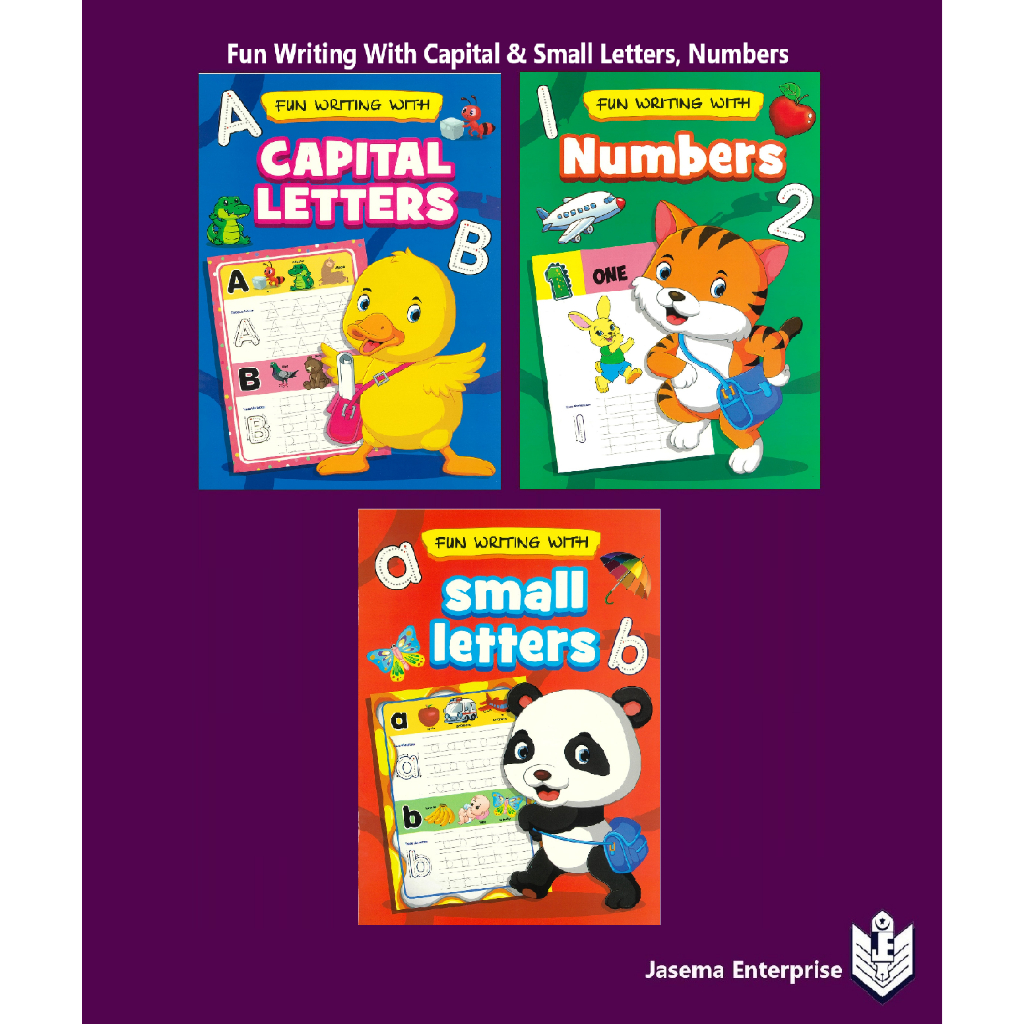 Fun Writing With Capital & Small Letter, Numbers | Shopee Malaysia