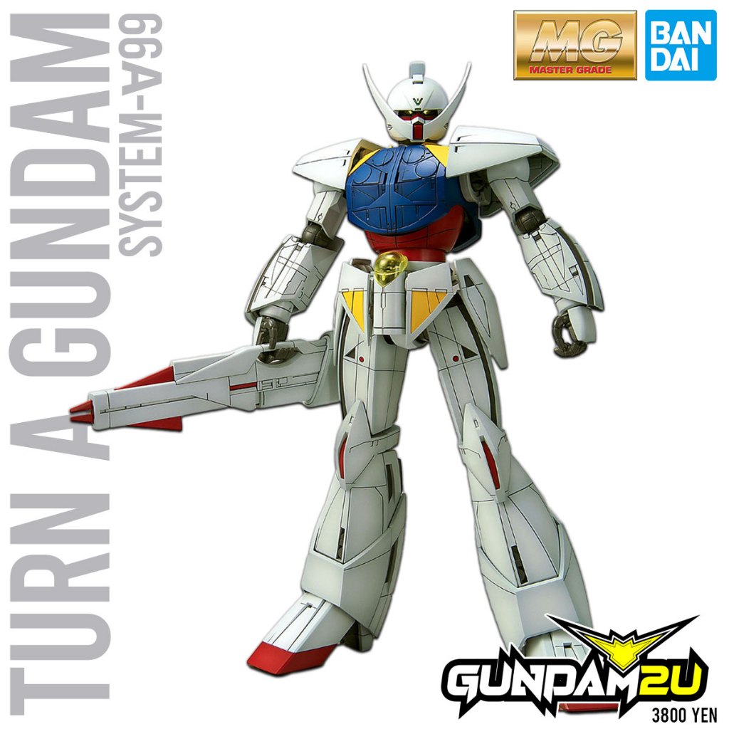 BANDAI MG 1/100 Turn A Gundam - Master Grade Gundam Turn A Plastic ...