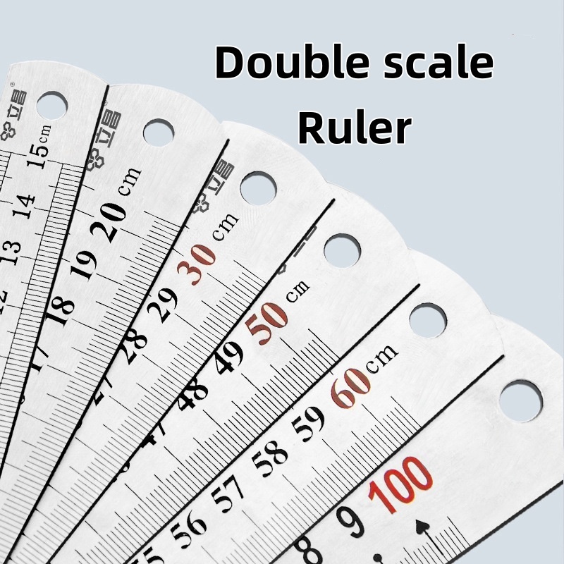 Astar 15cm / 30cm / 50cm / 60cm Metal Steel Ruler / Thickness Ruler (Price For 1 Pc) | Shopee ...