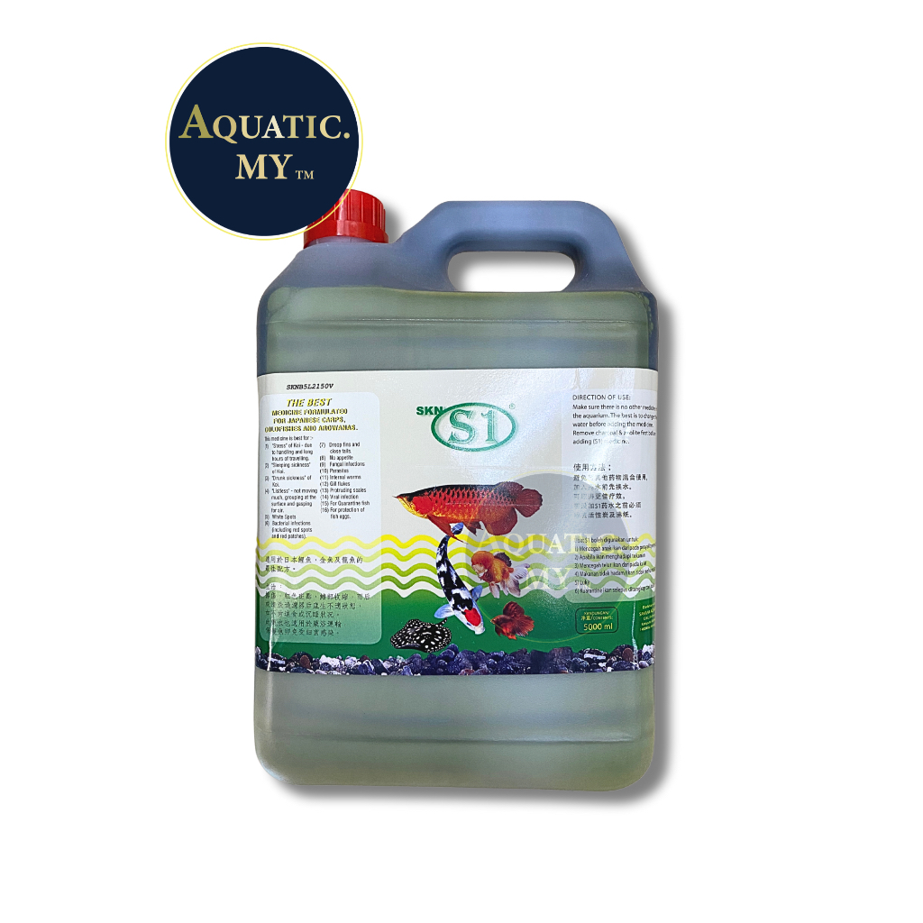 S1 Anti bacterial Fish Medicine (5L) S1 Ubat Ikan Fish Medication ...