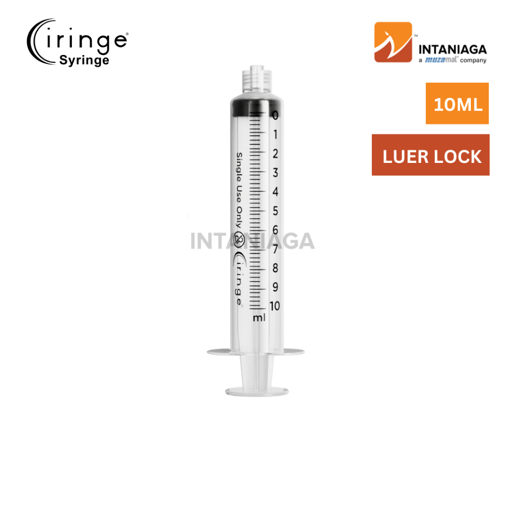 10mL Luer Lock Syringe | Sterile | Single Use | Individually Wrapped ...