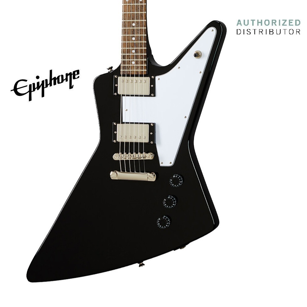 Epiphone Explorer "Inspired By Gibson" Electric Guitar - Ebony | Shopee ...