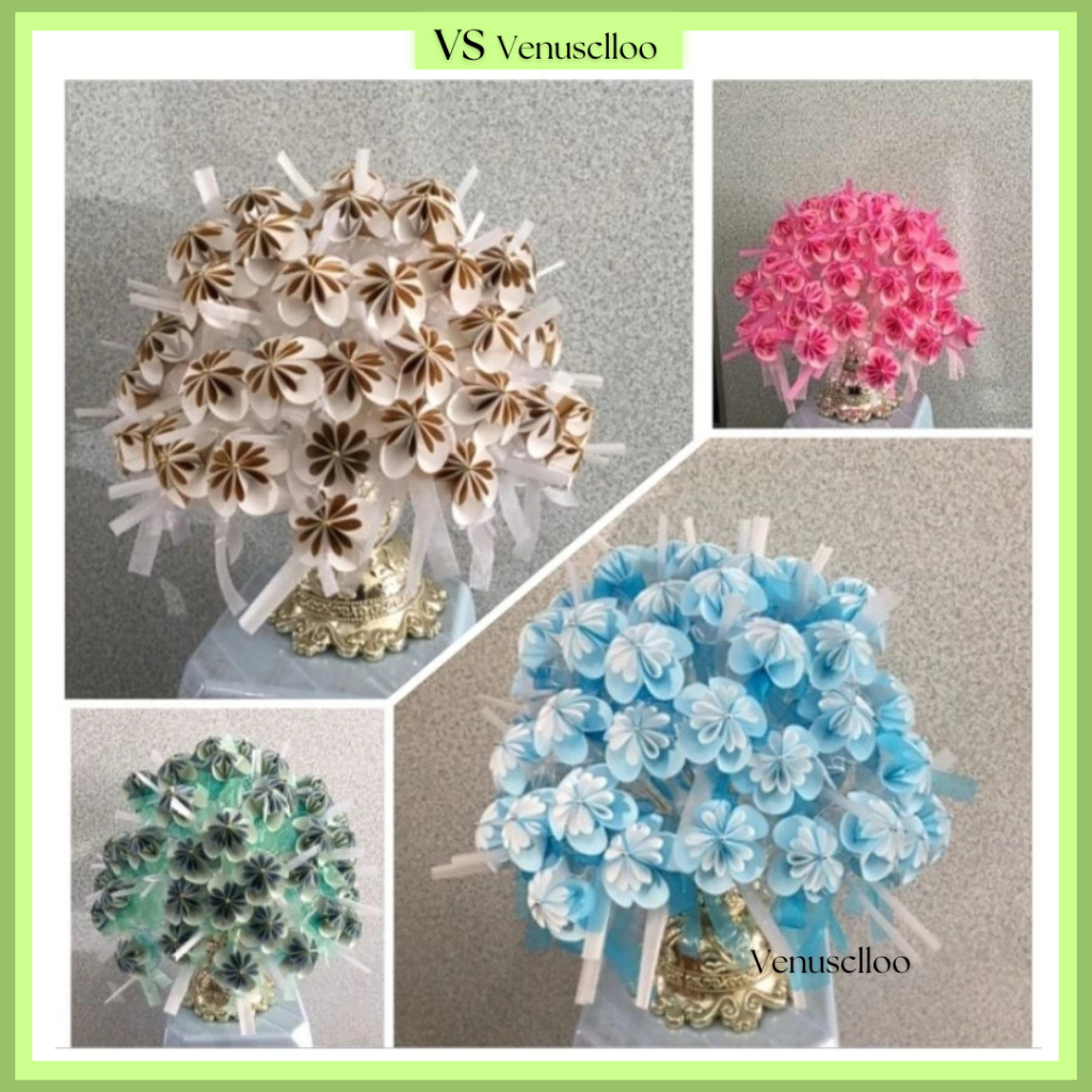 50PCS SELF HANDMADE HAND MADE EGG FLOWER BUNGA TELUR BUNGATELUR KAHWIN ...
