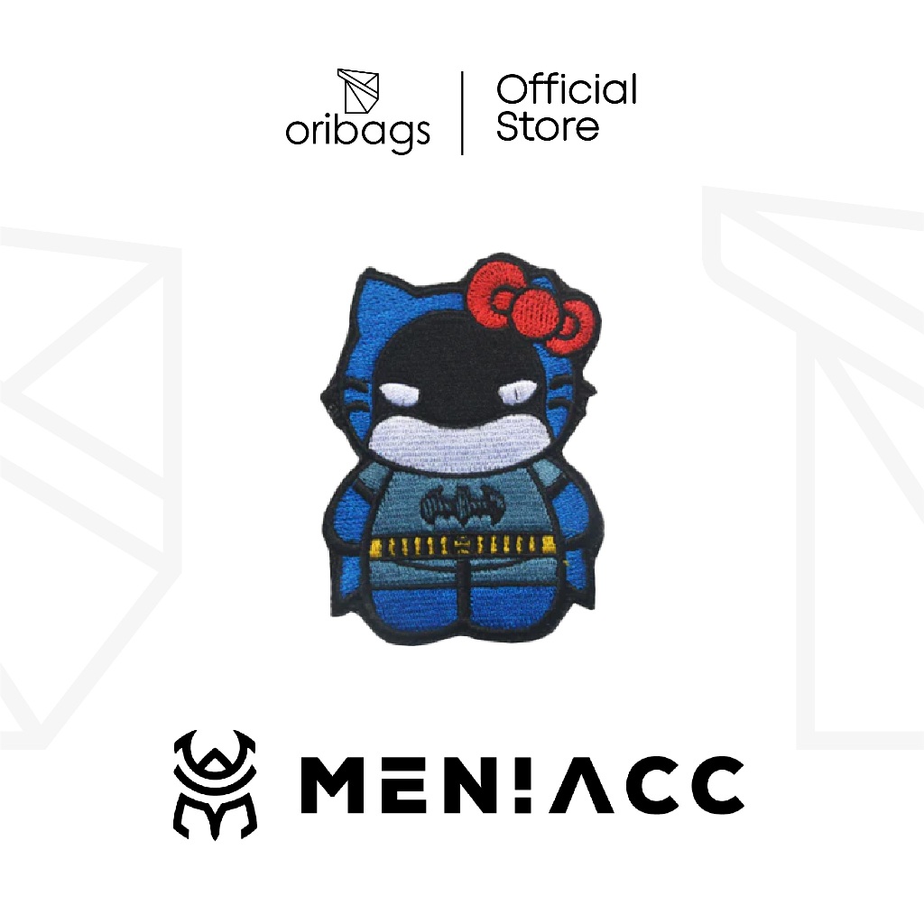 The Meniacc Kitty Batman/Stormtrooper/Jason Embroidered Velcro Patch ...