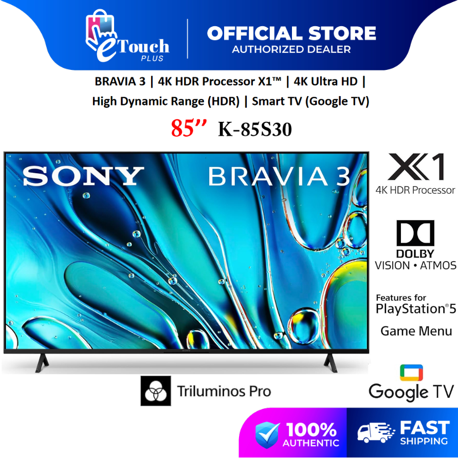 Sony BRAVIA 3 | 55 - 85 " Inch TV | 4K HDR Processor X1™ | 4K Ultra HD ...