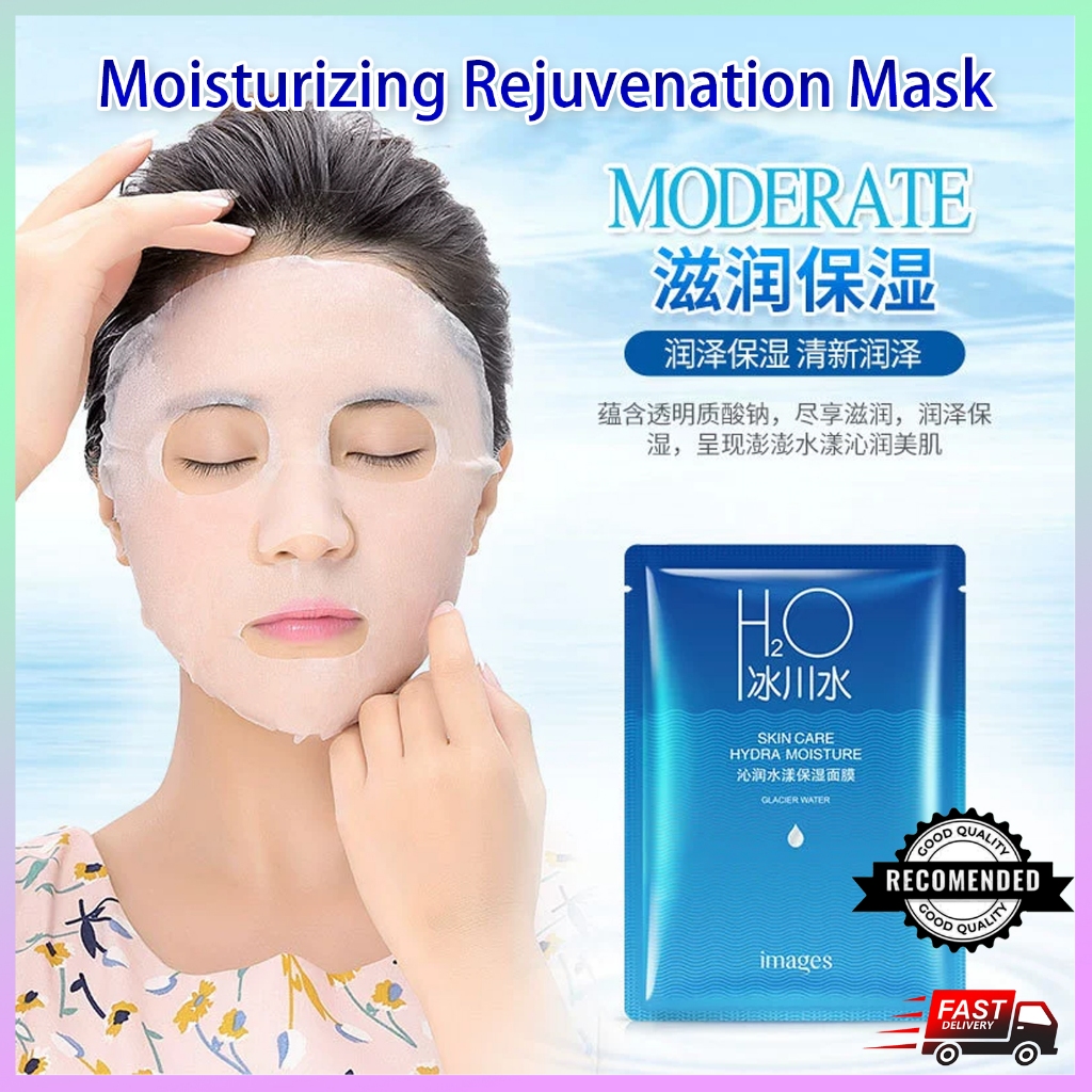 Moisturizing Rejuvenation Mask H2O 冰川水沁润水漾保湿面膜 快吸收 | Shopee Malaysia