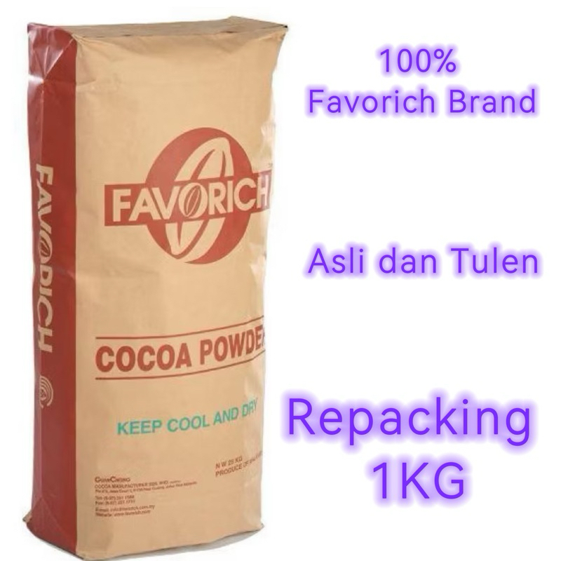 Serbuk Koko / Cocoa Powder / Choco / 可可粉 / Favorich 1000g/ new stock ...