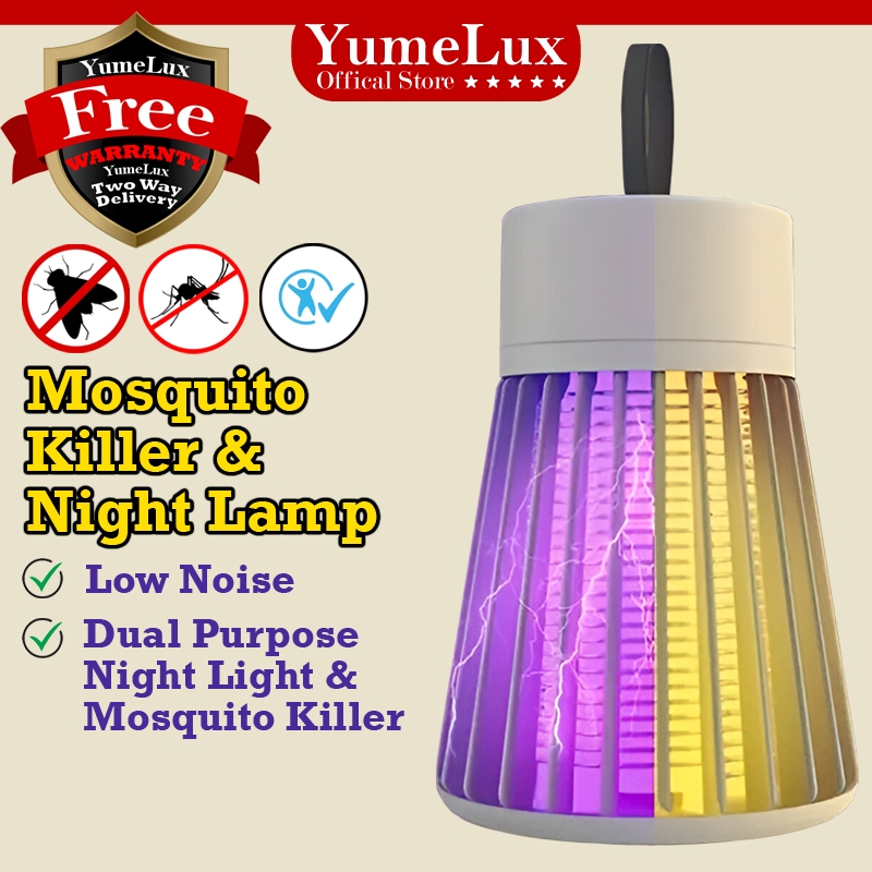 YumeLux Electric Mosquito Killer Lamp Rechargeable Pest Trap Insect ...