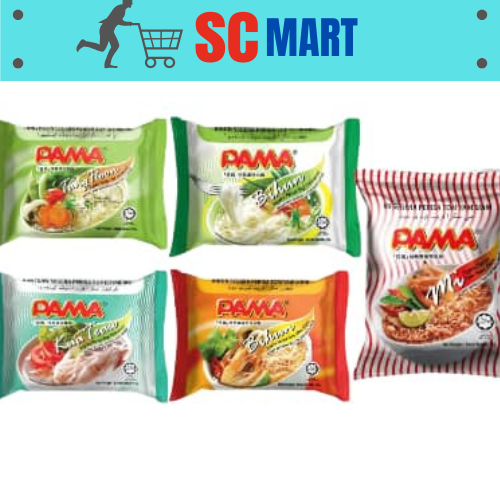 [SC] Pama Instant Noodles 40/55gx5s (Bihun/Tanghoon/KueyTeow) | Shopee ...
