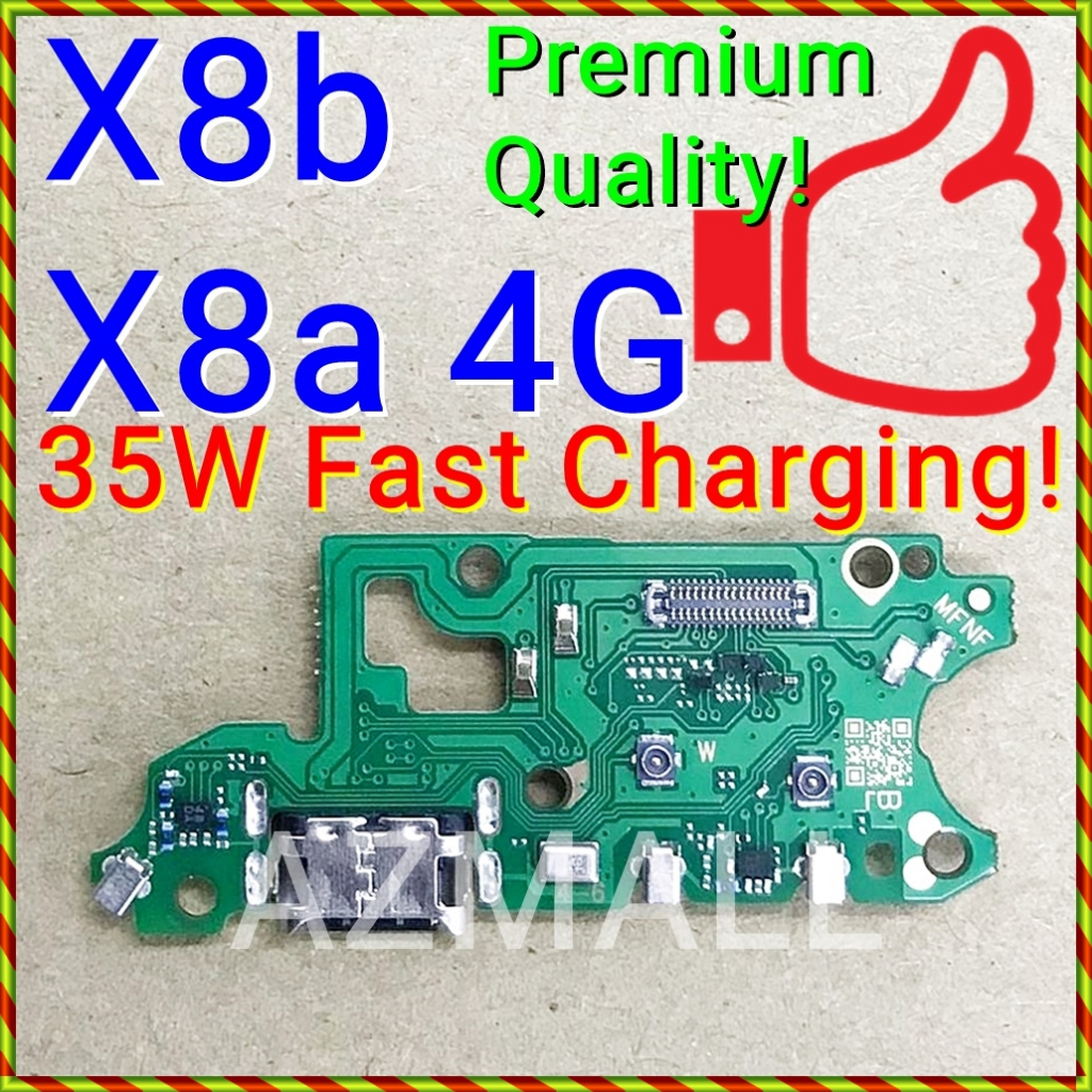 (35W Fast Charge) NEW ORI Charging Port SUB Board MIC Microphone Ribbon ...