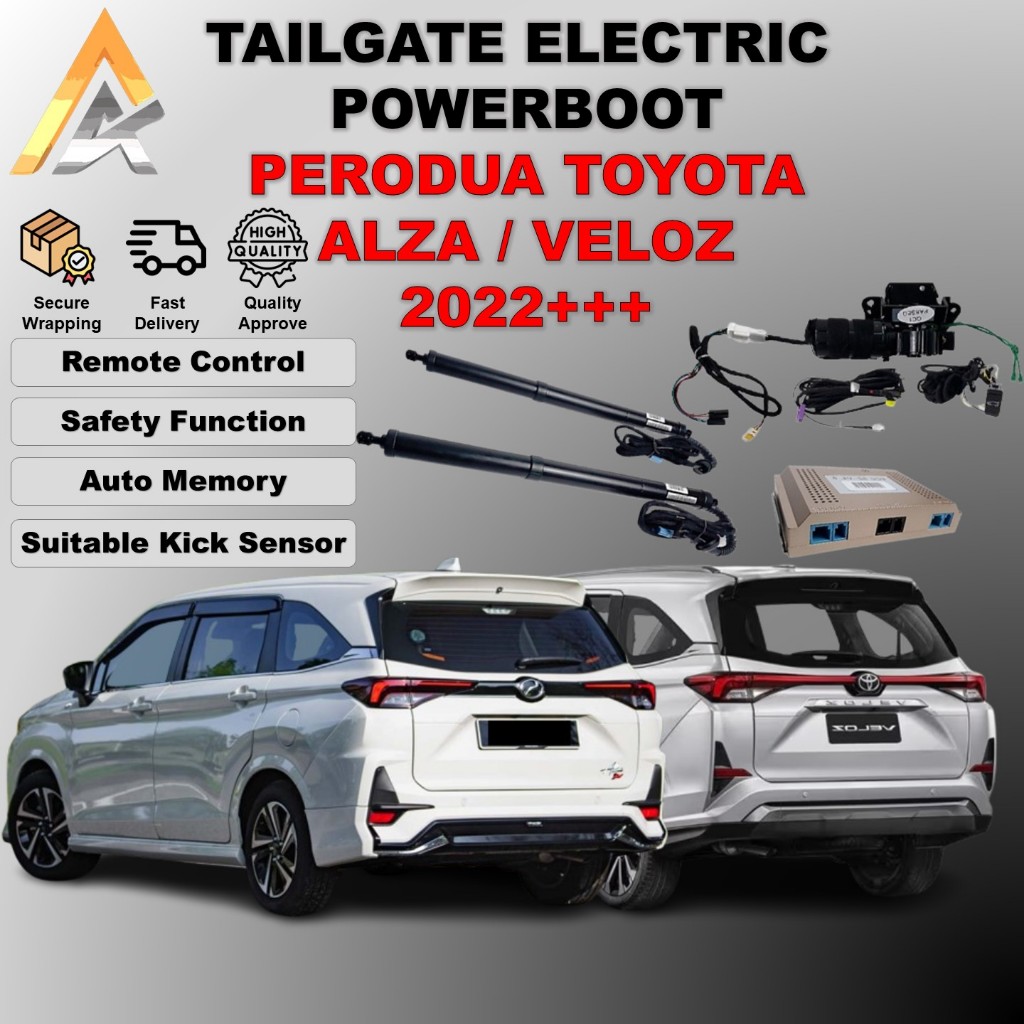 WARRANTY Toyota Veloz Perodua Alza 2022 Plug & Play Electric Auto ...