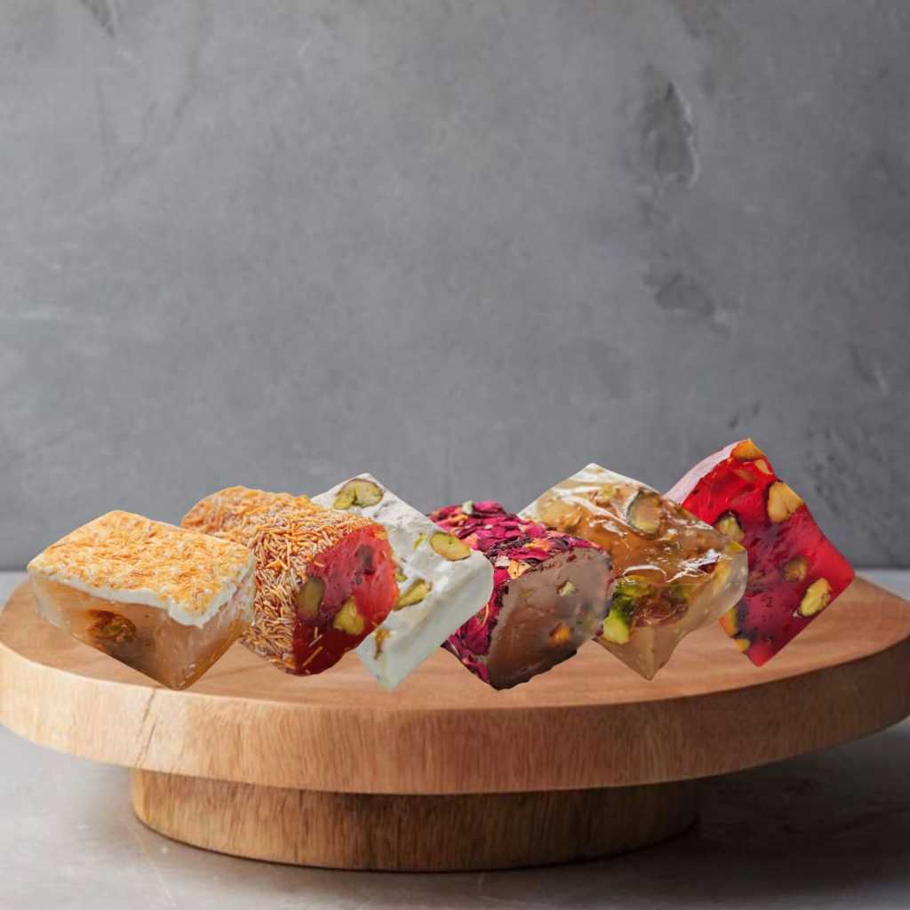 Mix Turkish Nougat -Turkish Delight - Premium Pistachio Nougat ...