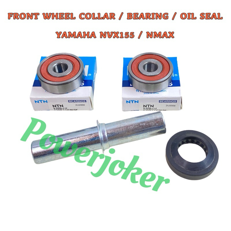 NVX155 / NMAX - FRONT WHEEL COLLAR & BEARING HUB RIM OIL SEAL & SHAFT ...