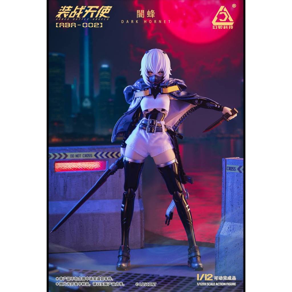LOSCONT 1/12 Scale ABA-002 Armed Battle Angels Dark Hornet Action ...