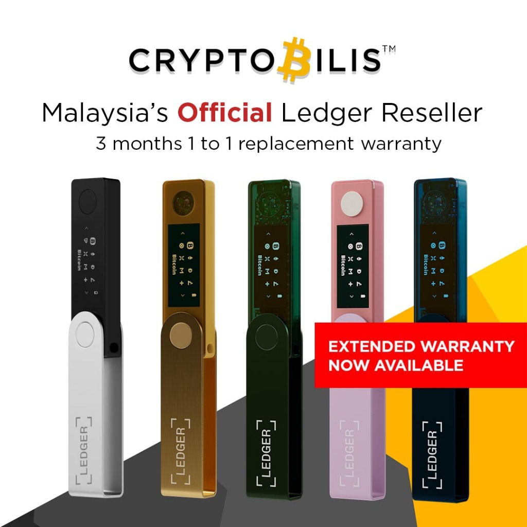 Ledger Nano X - Authorized Reseller (CryptoBilis) Bitcoin, NFT & Cryptocurrency Hardware Wallet ...