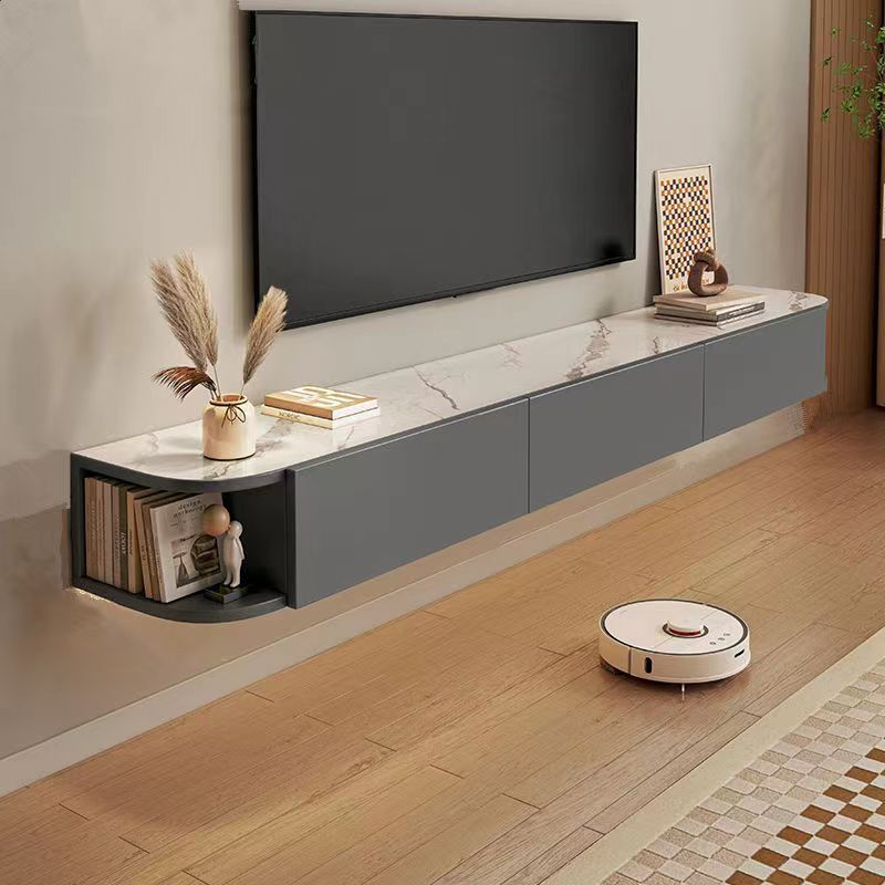 Modern Minimalist Hanging TV Cabinet and Tea Table Combination Home ...