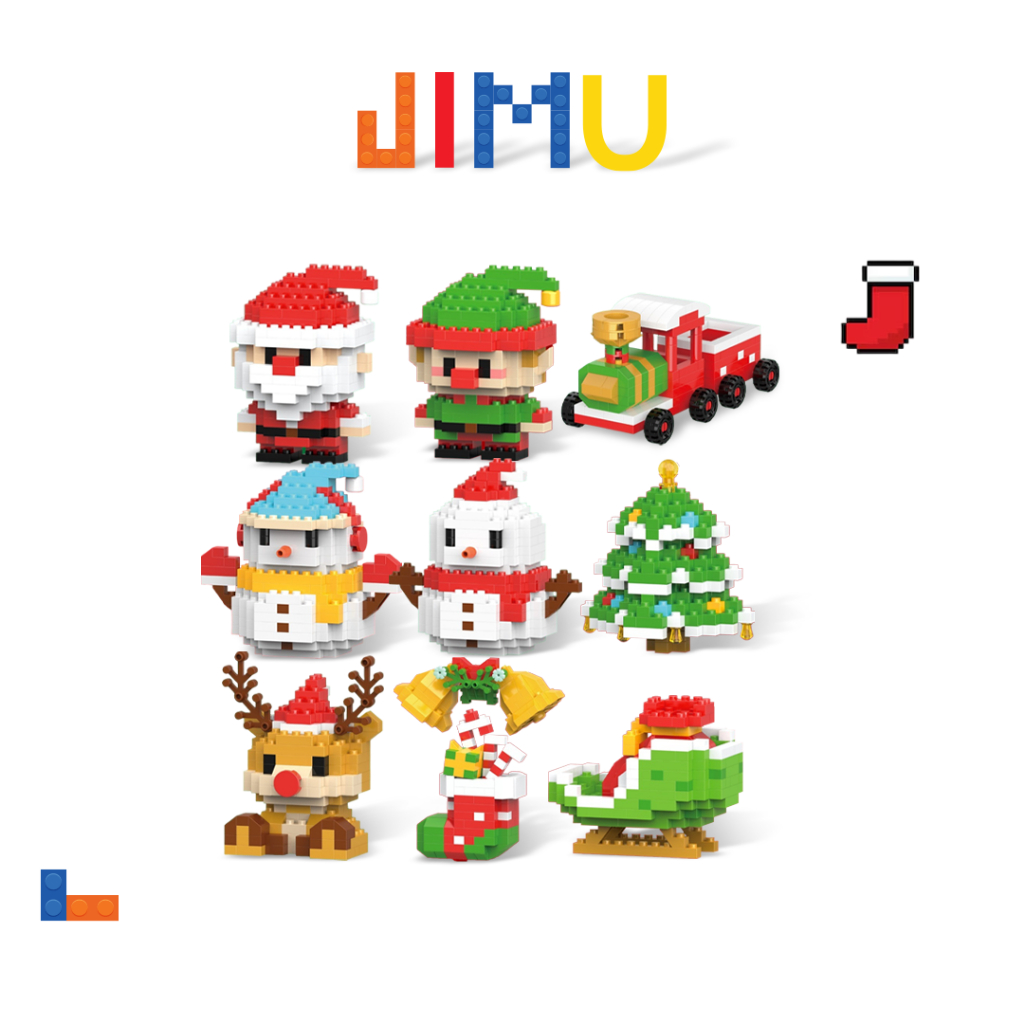 JIMU Christmas Block Series W140 Christmas Building Block Toys ...